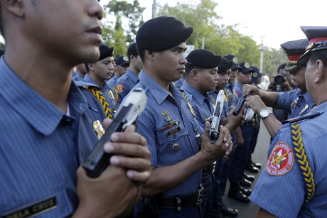Officers Philippine National Police Force Tape Editorial Stock Photo ...