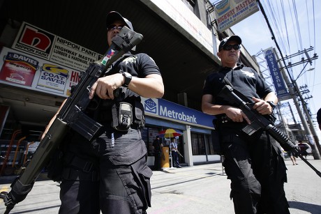 Filipino Policemen Special Weapons Tactics Swat Editorial Stock Photo ...