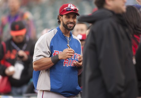 Puerto Ricos Angel Pagan Smiles While Editorial Stock Photo - Stock ...