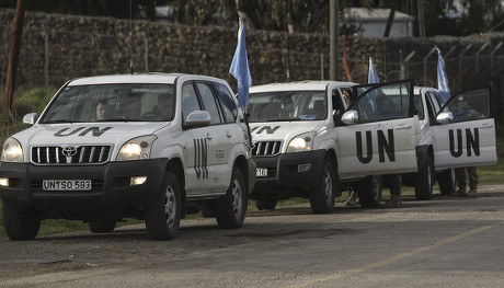 Un Vehicles United Nation Truce Supervision Editorial Stock Photo ...