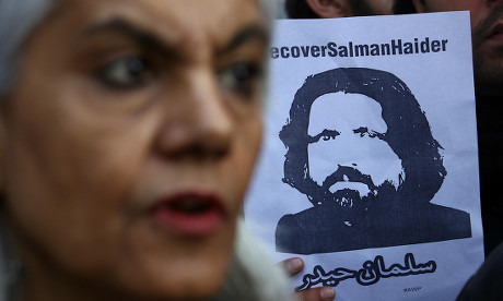 Human Rights Activists Hold Portrait Human Editorial Stock Photo ...