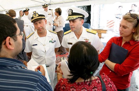 Italian Navy Rear Admiral Salatore Ruzittu Editorial Stock Photo ...