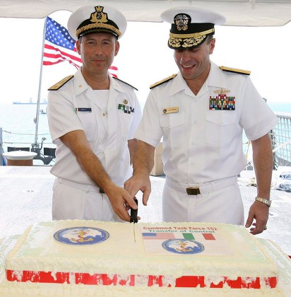 Italian Navy Rear Admiral Salatore Ruzittu Editorial Stock Photo ...