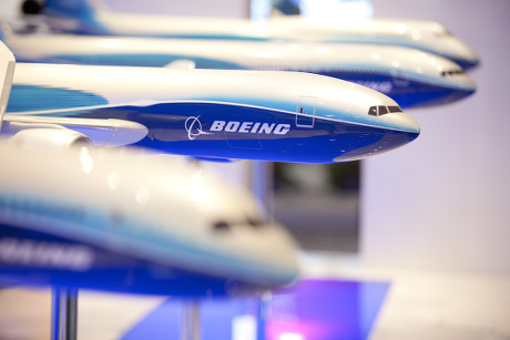 Scale Models Boeing Civil Airliners Shown Editorial Stock Photo - Stock ...