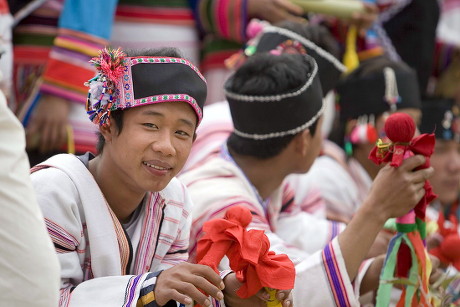 Jinuo Men Wear Traditional Clothes During Editorial Stock Photo - Stock ...