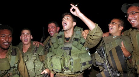 Israeli Infantry Soldiers Cheering Mood Early Editorial Stock Photo ...