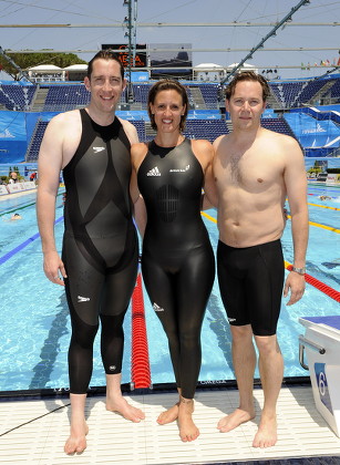 Lr Former British Swimmers Stephen Parry Editorial Stock Photo - Stock ...