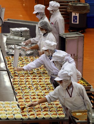 Thai Airways International Catering Workers Serve Editorial Stock Photo ...