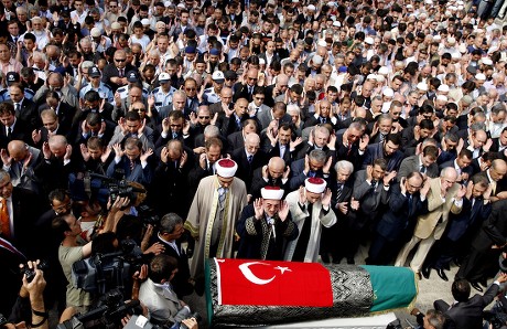 Turkish People Pray Front Coffin Ertugrul Editorial Stock Photo - Stock ...