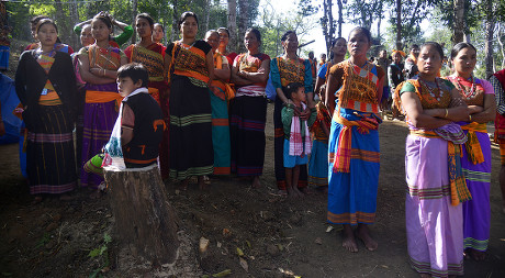 Tribal festival in Karbi Anglong district of Assam, India - 11 Jan 2017 ...