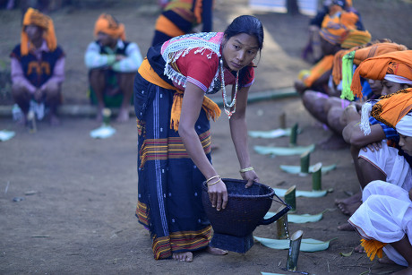 Tribal festival in Karbi Anglong district of Assam, India - 11 Jan 2017 ...