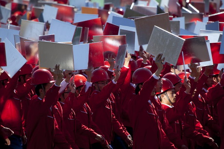 Mass Parade Including 200 000 Performers Editorial Stock Photo - Stock ...
