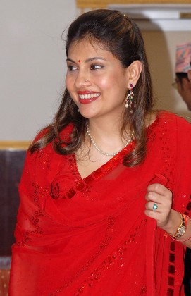Nepalese Newly Married Couple Devyani Rana Editorial Stock Photo ...