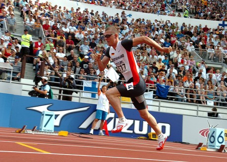 German Sprinter Sebastian Ernst Starts 200m Editorial Stock Photo ...
