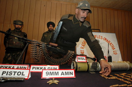 Indian Army Soldier Arranges Bullets That Editorial Stock Photo - Stock ...