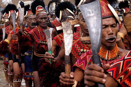 Naga Tribes Man Their Traditional Naga Editorial Stock Photo - Stock ...
