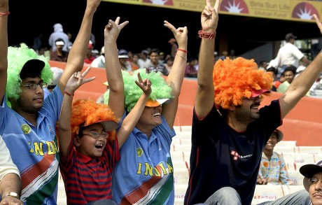Group Young Indian Cricket Supporters On Editorial Stock Photo - Stock ...
