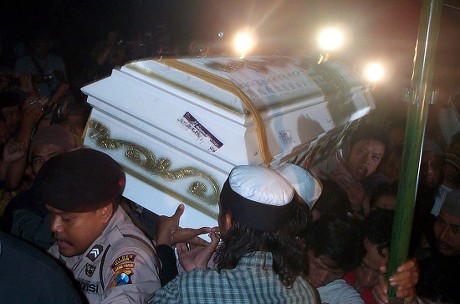 Terrorist Suspected Fathur Roman Alghozis Coffin Editorial Stock Photo ...