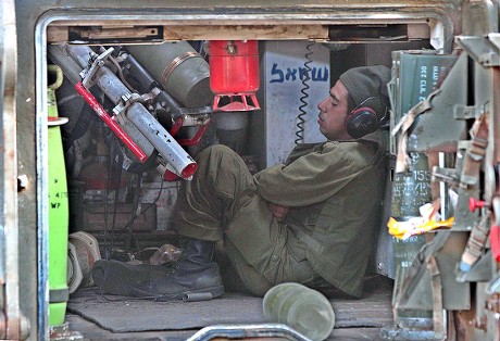 Israeli Artillery Soldier Take Rest During Editorial Stock Photo ...