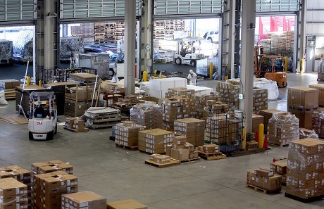 Nippon Express Logistics Warehouse Kansai International Editorial Stock ...