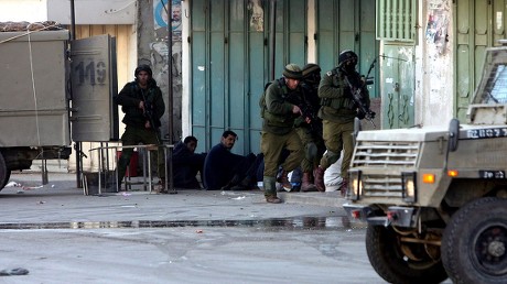 Israeli Soldiers Stand Guard While They Editorial Stock Photo - Stock ...