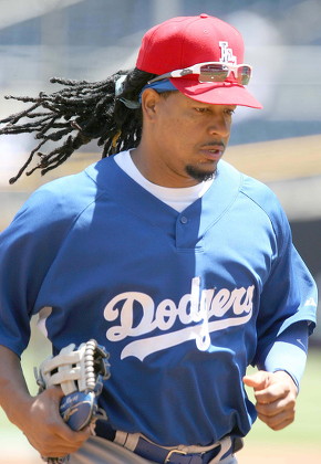 Los Angeles Dodger Manny Ramirez Takes Editorial Stock Photo - Stock ...