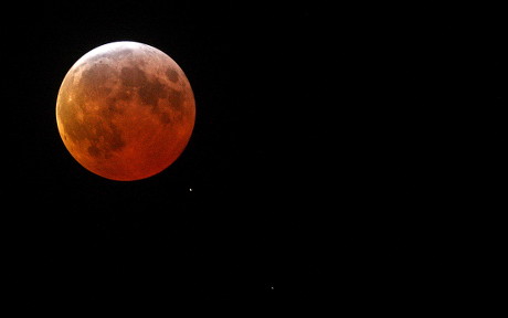 Shadow Falls On Moon During Lunar Editorial Stock Photo - Stock Image ...