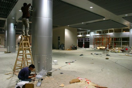 Construction Workers Labour Newly Expanded Checkpoint Editorial Stock ...