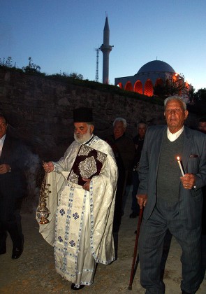 Enclaved Greek Cypriot Orthodox Celebrate Resurrection Editorial Stock ...
