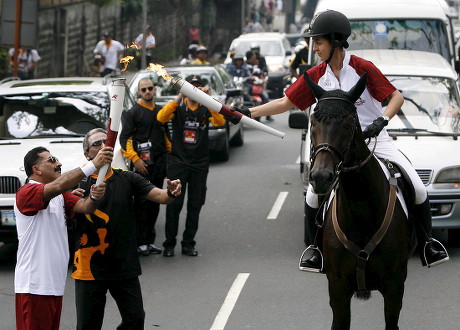 2002 Asiad Equestrian Gold Medalist Mikee Editorial Stock Photo - Stock ...