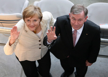 German Chancellor Angela Merkel L German Editorial Stock Photo - Stock ...