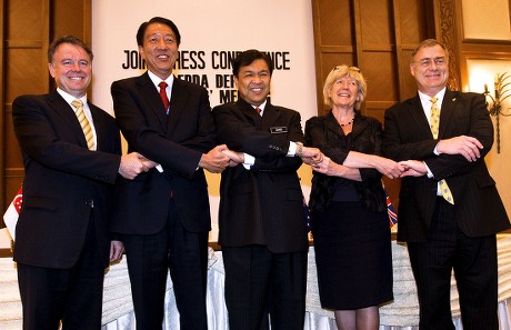 Defence Ministers L R New Zealands Editorial Stock Photo - Stock Image ...