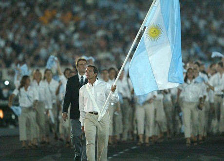 Carlos Espinola Argentinas Olympic Team Parades Editorial Stock Photo ...