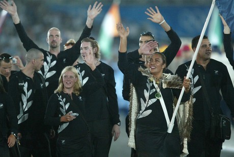 New Zealands Olympic Team Parades During Editorial Stock Photo - Stock ...