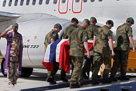 Farewell Ceremony First Fallen Norwegian Isaf Editorial Stock Photo ...