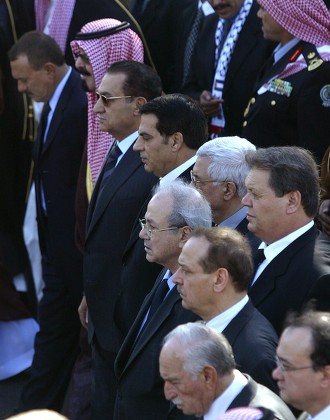 Arab Leader Palestinian Leaders Walk Behind Editorial Stock Photo ...