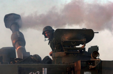 Israeli Gunner Pops His Turret After Editorial Stock Photo - Stock ...