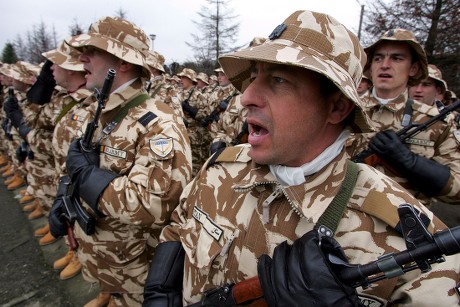 Romanian Soldiers 495th Special Operations Infantry Editorial Stock ...