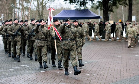 Official Welcome Ceremony Us Troops Convoy Editorial Stock Photo ...