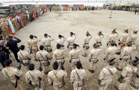 Flags All International Security Assistance Force Editorial Stock Photo ...