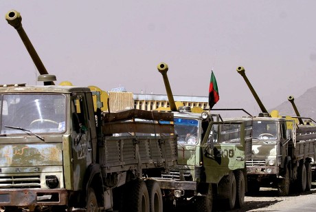 Vehicles Carry Heavy Weapons Out Kabul Editorial Stock Photo - Stock ...