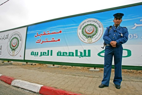Algerian Policeman Stands Guard Near Huge Editorial Stock Photo - Stock ...