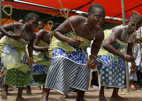Beninois Women Seme Podji Benin Republic Editorial Stock Photo - Stock ...