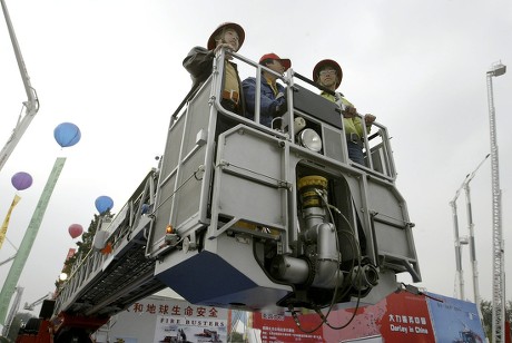 Firefighters Take Visitors Ride On 21 Editorial Stock Photo - Stock ...