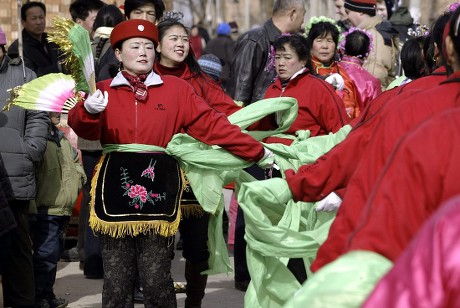 Dancers Perform During Spring Festival Parade Editorial Stock Photo ...