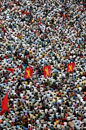 Communist Party India Marxist Activists Gather Editorial Stock Photo ...