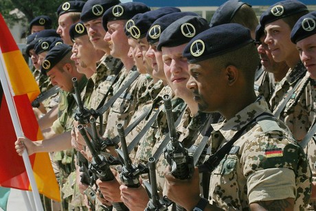 German Honor Guard Awaits North Atlantic Editorial Stock Photo - Stock ...