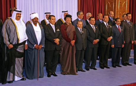 Arab Leaders Pose Family Photo Following Editorial Stock Photo - Stock ...