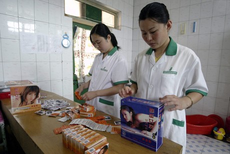 Chinese Workers Package Condoms Be Sold Editorial Stock Photo - Stock ...