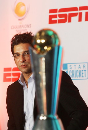 Former Pakistani Cricket Player Wasim Akram Editorial Stock Photo ...
